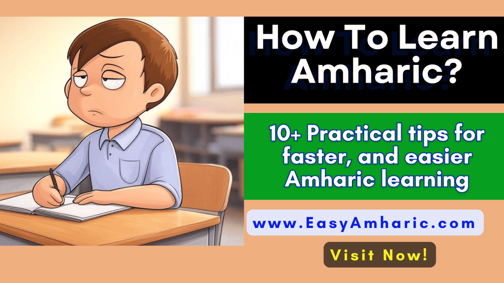 How To Learn Amharic? - EasyAmharic.com